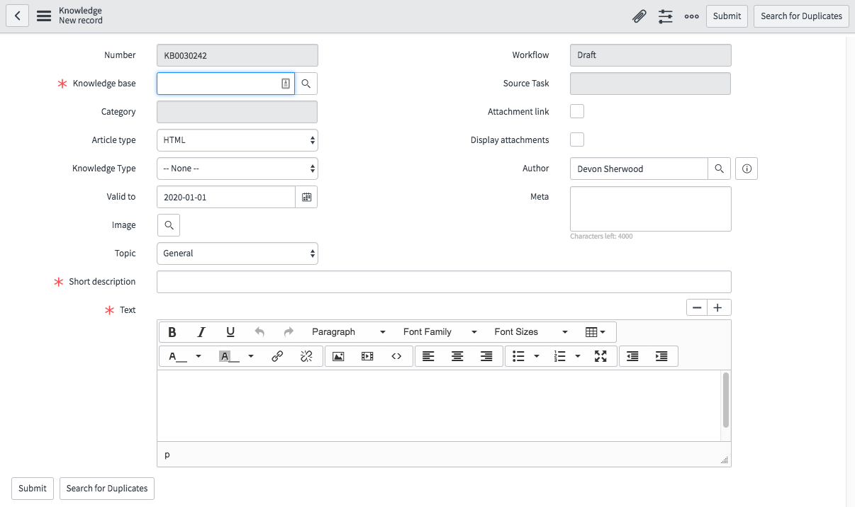 Knowledge Base - Information Technology